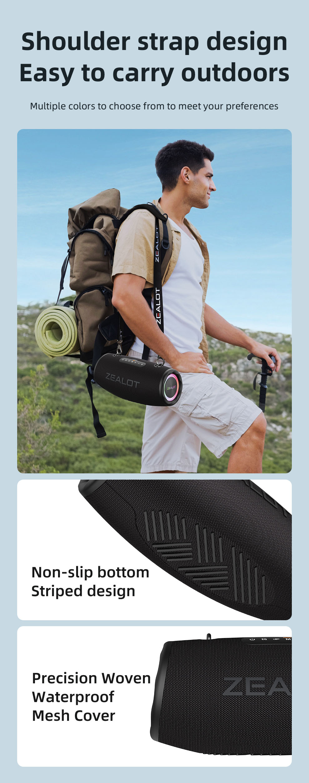 S87 Bluetooth Speaker-ZEALOT